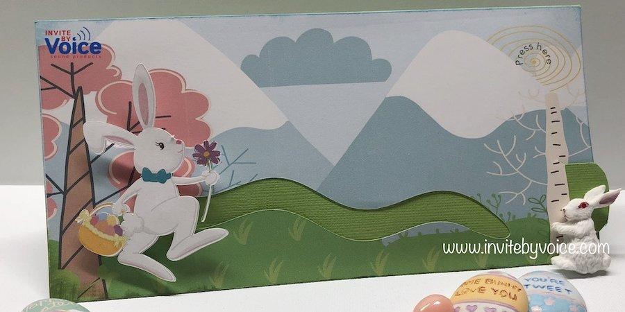 Easter Bunny Hop Card with "The Hipwaders" Song – Invite By Voice LLC