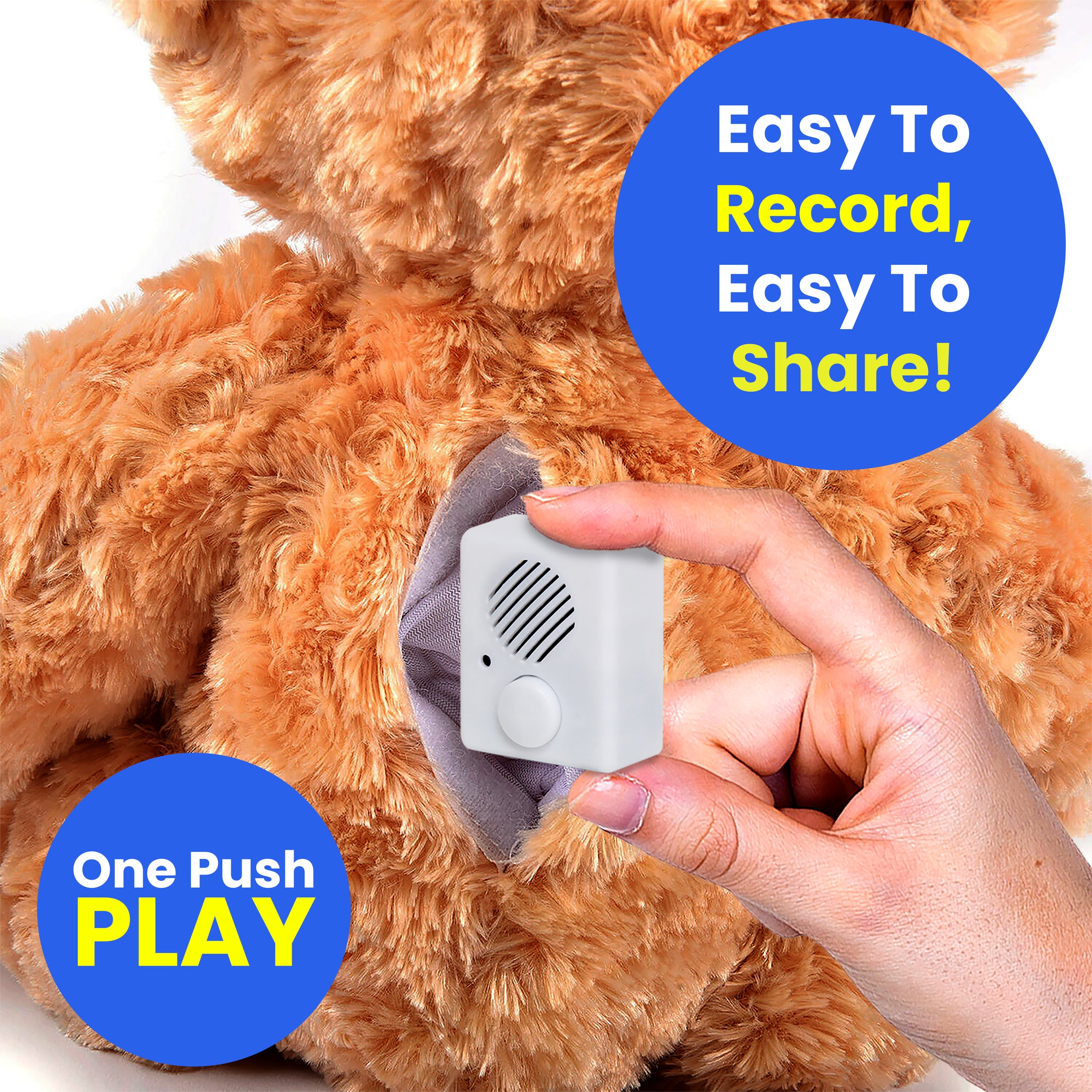 Re-recordable Sound Box for Personal Messages, Favorite Songs 200 sec ...